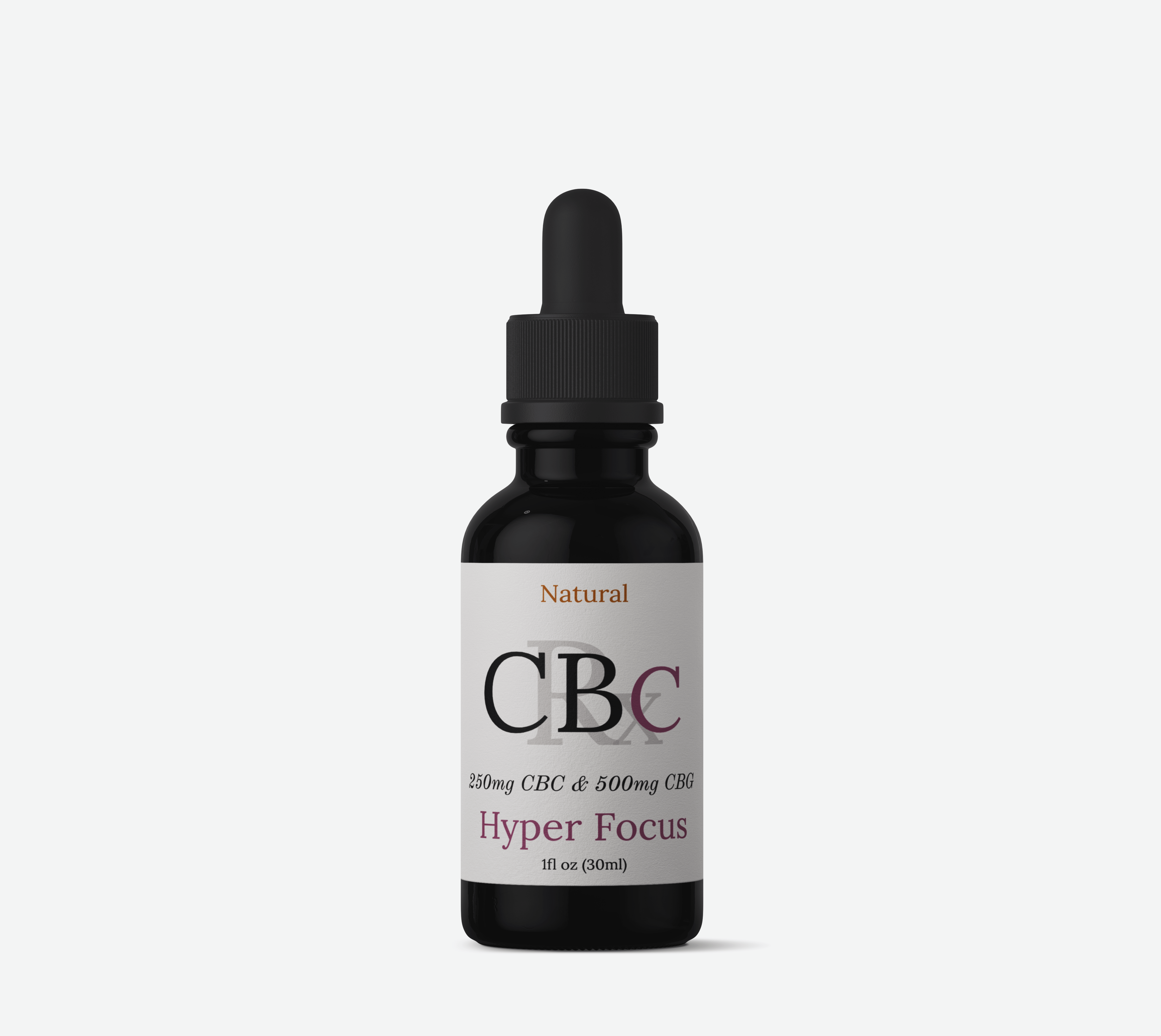 CBRX Tincture CBC 250mg CBG 500mg Hyper Focus Tincture 1fl oz ...